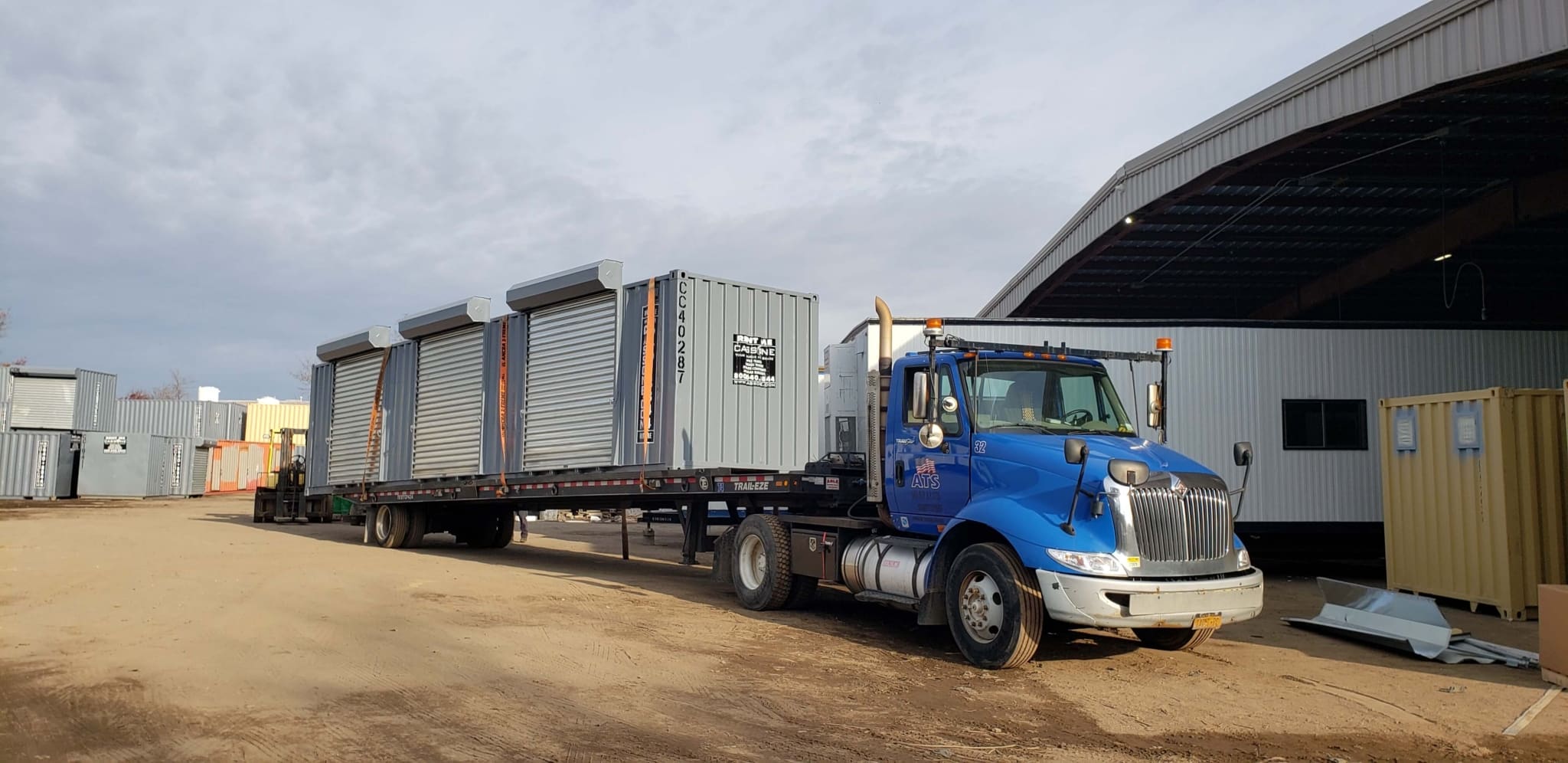 Ground Level Storage Containers 8' X 40' - Cassone