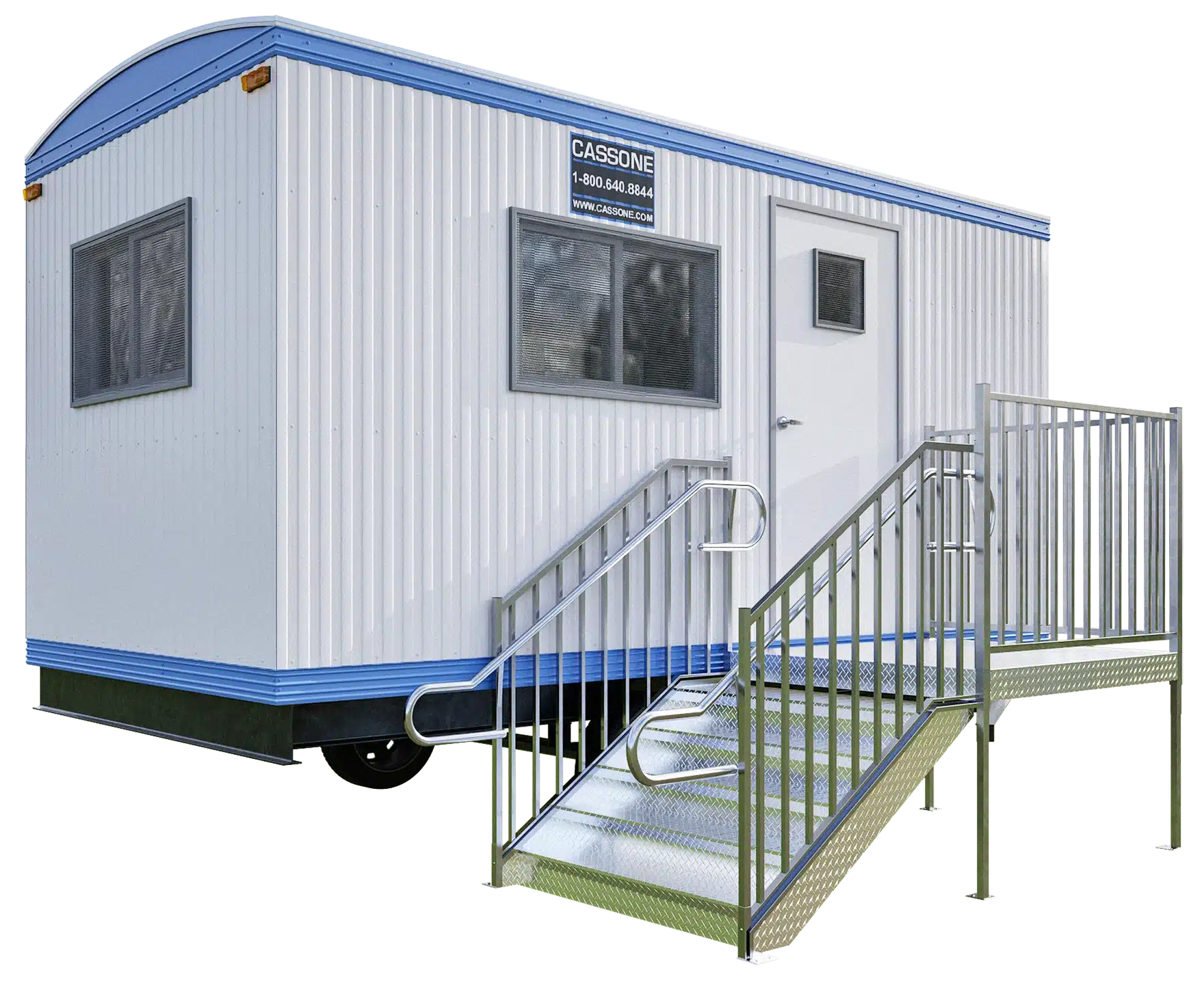 Office Trailer Mobile Unit 8' x 20' - Cassone