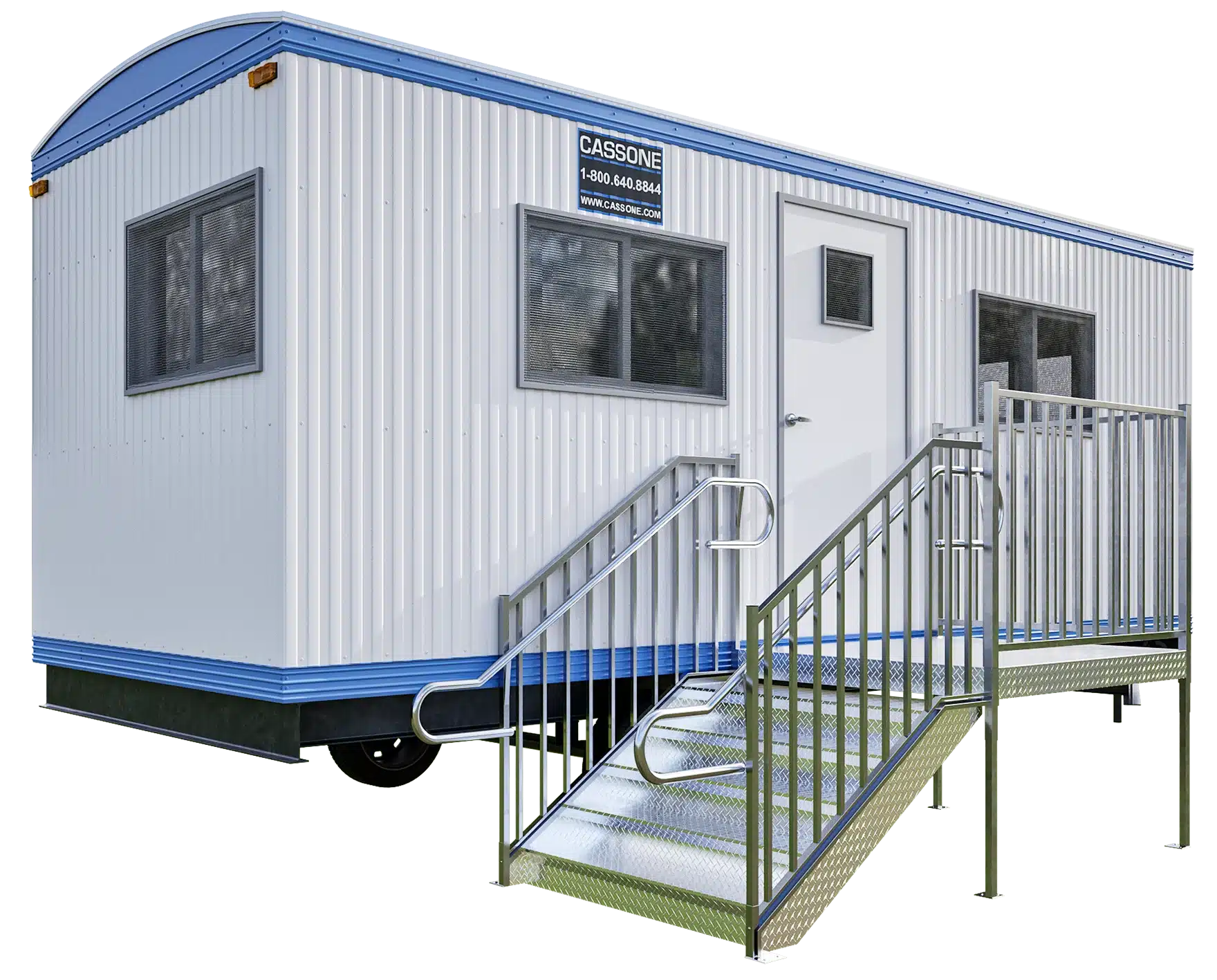 Office Trailer Mobile Unit 8' x 25' - Cassone