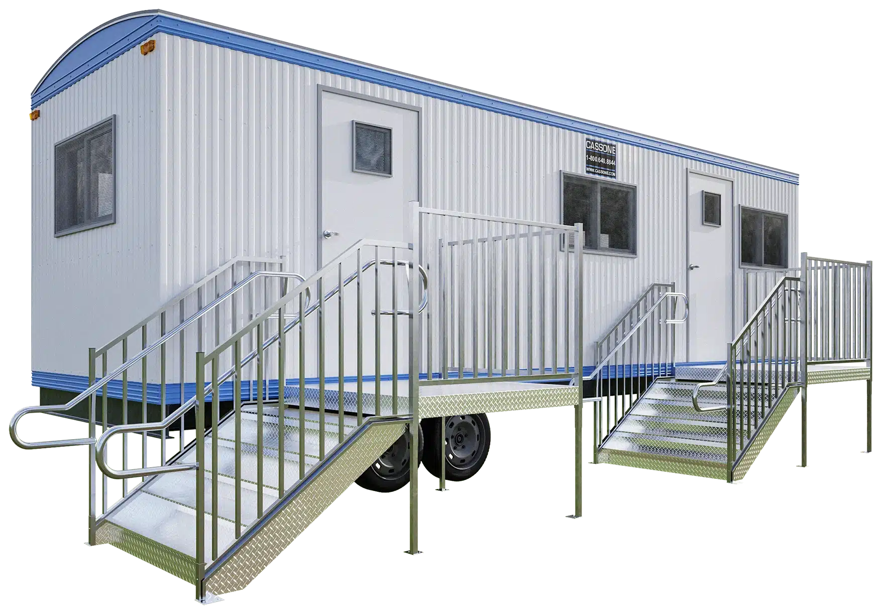 Office Trailer Mobile Unit 8' x 32' - Cassone